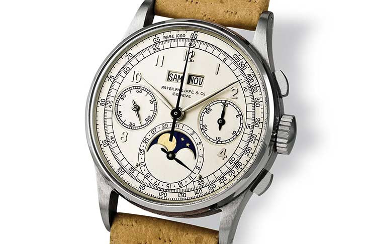 史上第一款萬年曆計時碼錶 百達翡麗1518 - 城邦國際名表