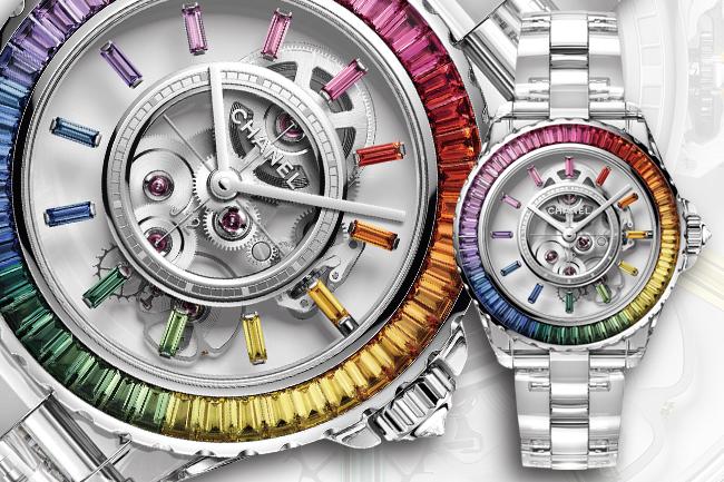 香奈兒J12 X-Ray Electro Caliber 3.1腕錶 繽紛色彩協奏 - 城邦國際名表