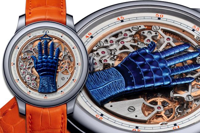 用手勢顯示時間：F.P. JOURNE FFC Blue Only Watch - 城邦國際名表