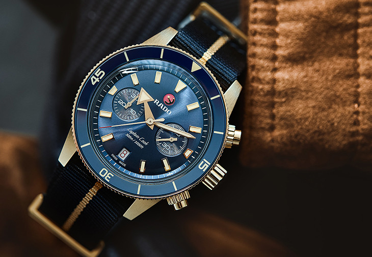 庫克船長首推計時款！青銅、不鏽鋼雷達表庫克船長300米計時腕錶 - 城邦國際名表