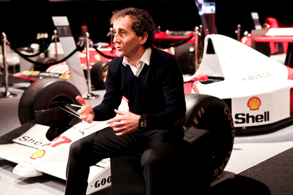 TAG HEUER RACING HERO ALAIN PROST ATTENDS “MASTERING SPEED” EXHIBIT IN ...
